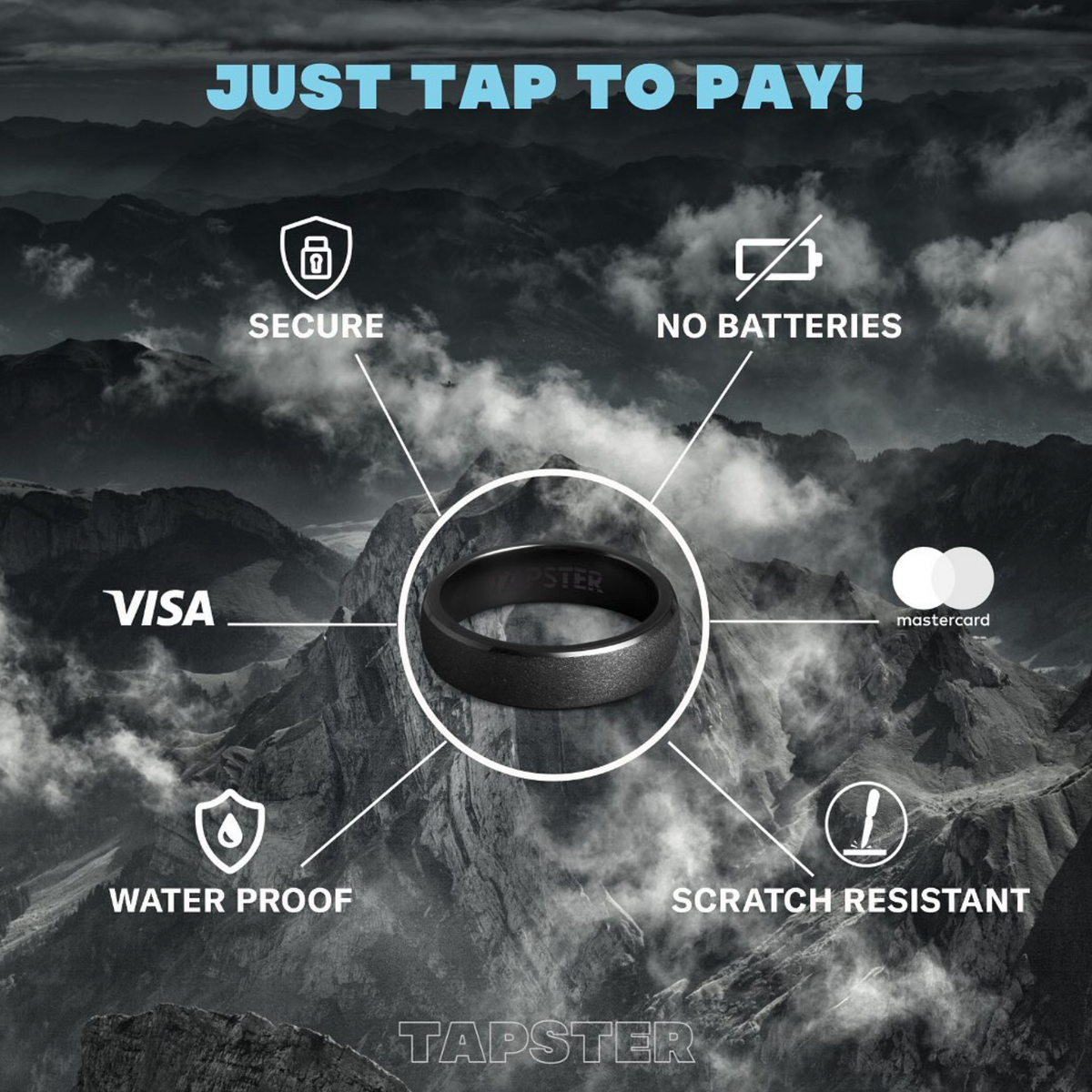 TAPSTER Ceramic/Wood Ring Gifter