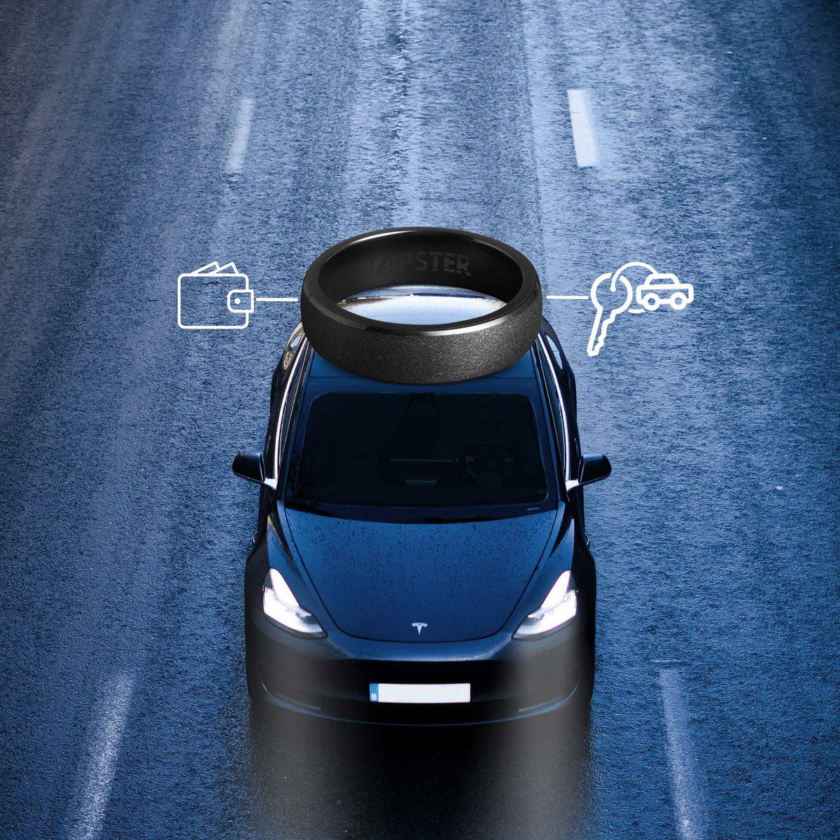 Ceramic Rings with Tesla Key | Innovative Payment Rings – TAPSTER